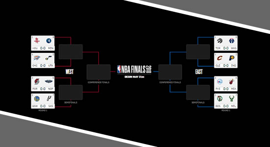 List of Qualified teams 1st Round 2018 NBA Playoffs