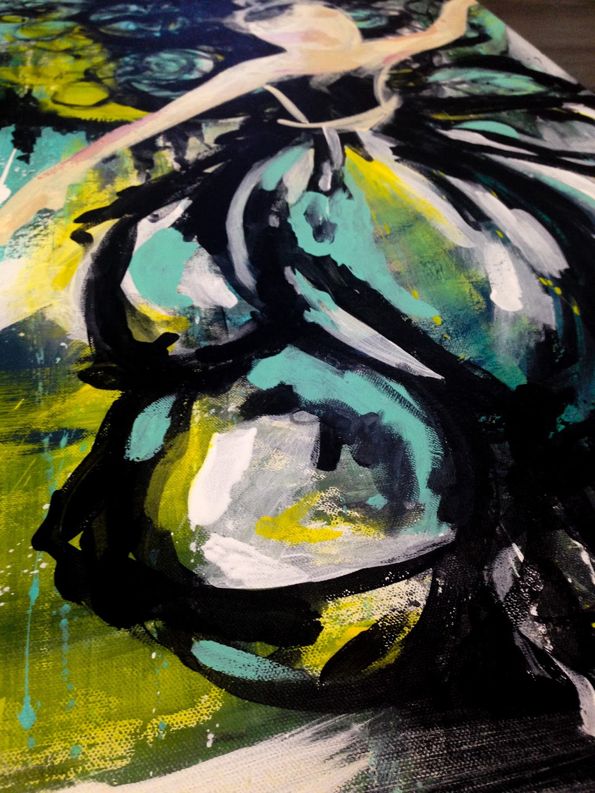 The Art Girl Jackie: Abstract Expressionism meets Post Impressionism