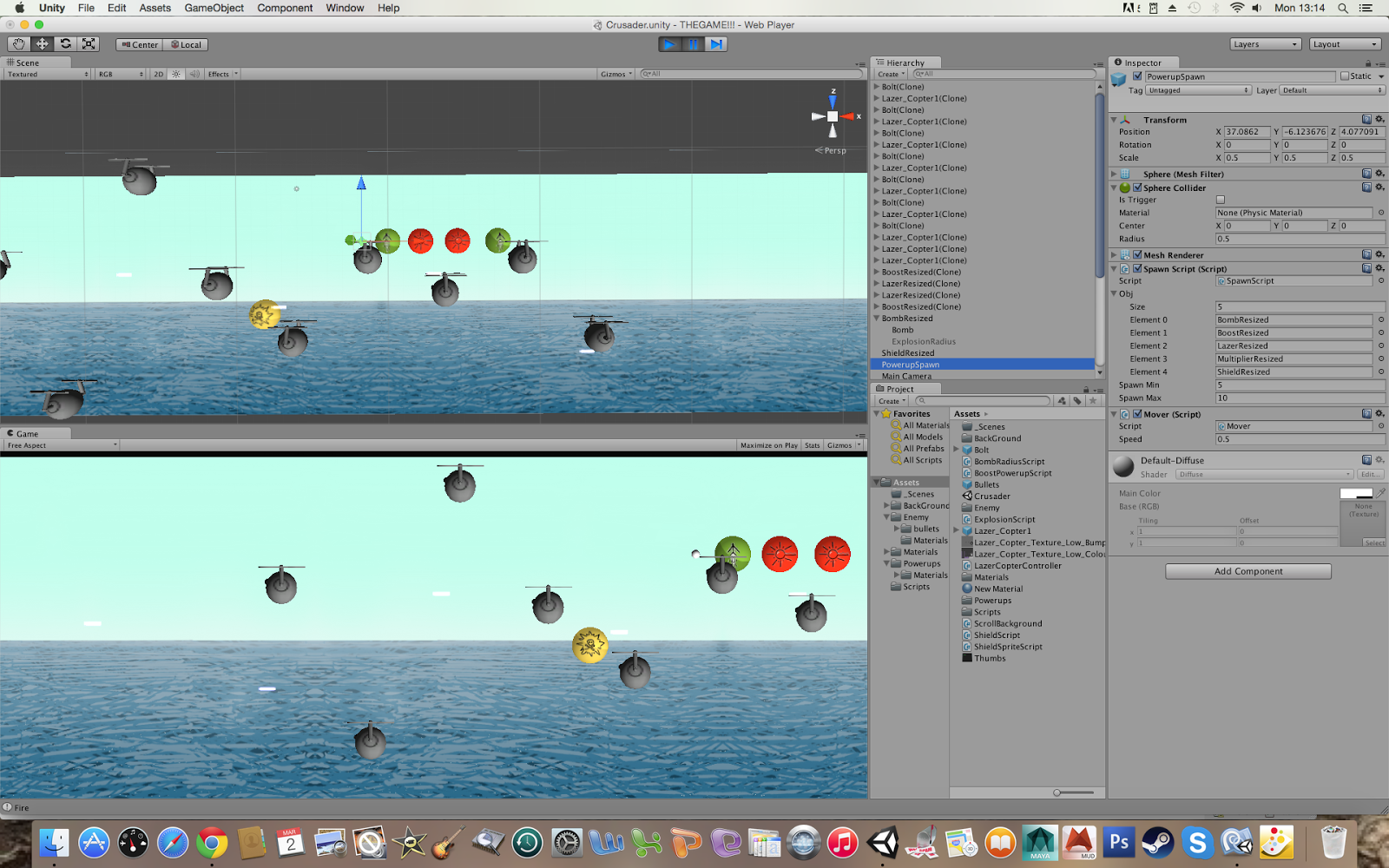 Craig Lang's Art (CGA): Game Encounters: Powerup Scritping