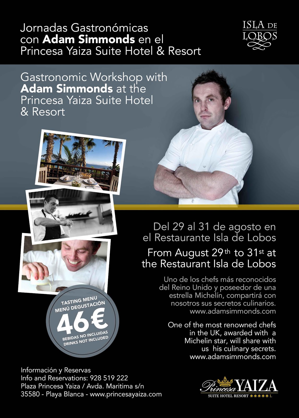 EL MUNDO VISTO POR ESTEBAN CAPDEVILA: El Chef Adam Simmonds en ...