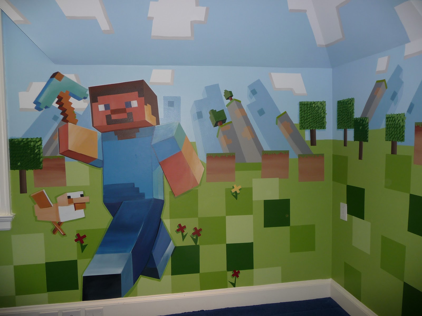 Meme Hill Studio: Minecraft Mural Madness