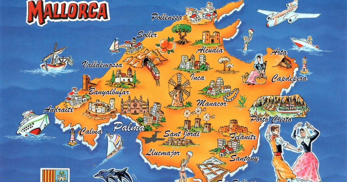 WORLD, COME TO MY HOME!: 3127 SPAIN (Balearic Islands) - The map of ...