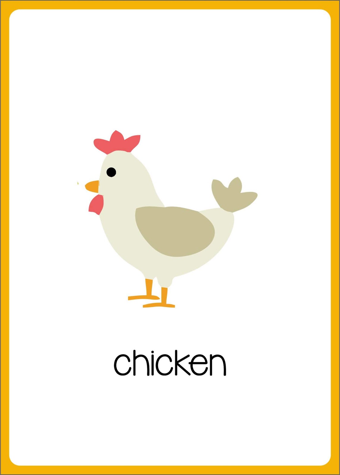 ANIMAL FLASHCARDS - BABY FIRST WORDS