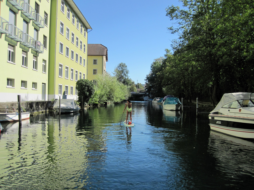 Made in Stand-Up Paddle: Nidau et ses canaux, une balade en "eau"