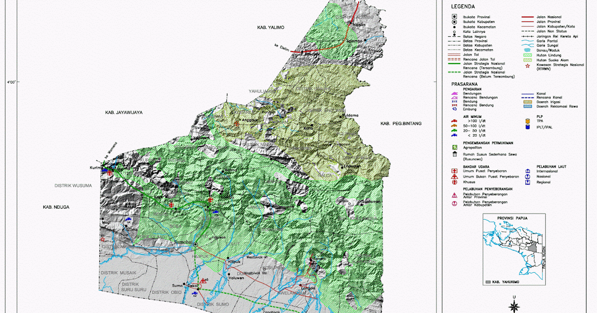 Peta Kabupaten Yahukimo