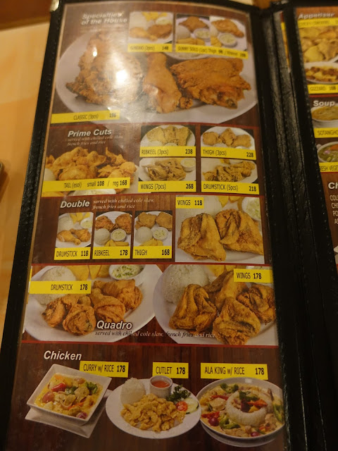 The Mediocre Wanderer: SUNBURST CHICKEN MENU