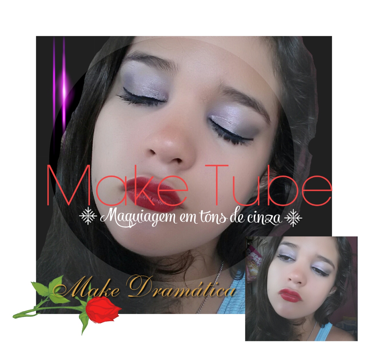 Swilla Neves: Maquiagem dramática👄💄