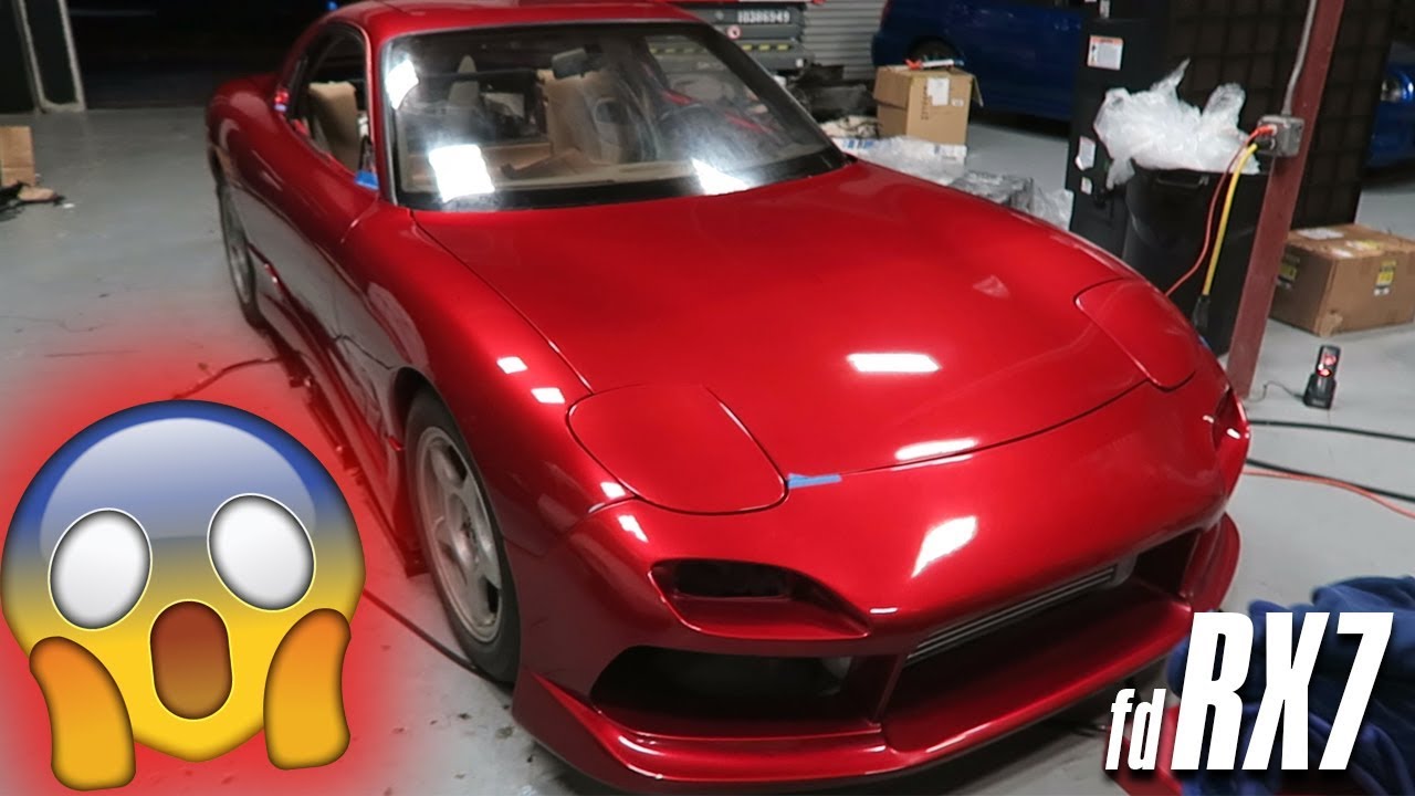 WATCH: SAVING THE FD RX-7's KANDY APPLE RED PAINT JOB! (YOU WON'T ...