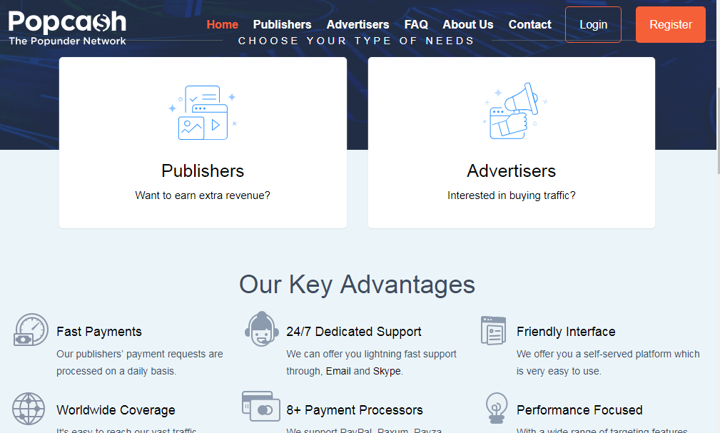 شركة بوب كاش PopCash ومميزاتها ~ الشركات الاعلانية على الانترنت