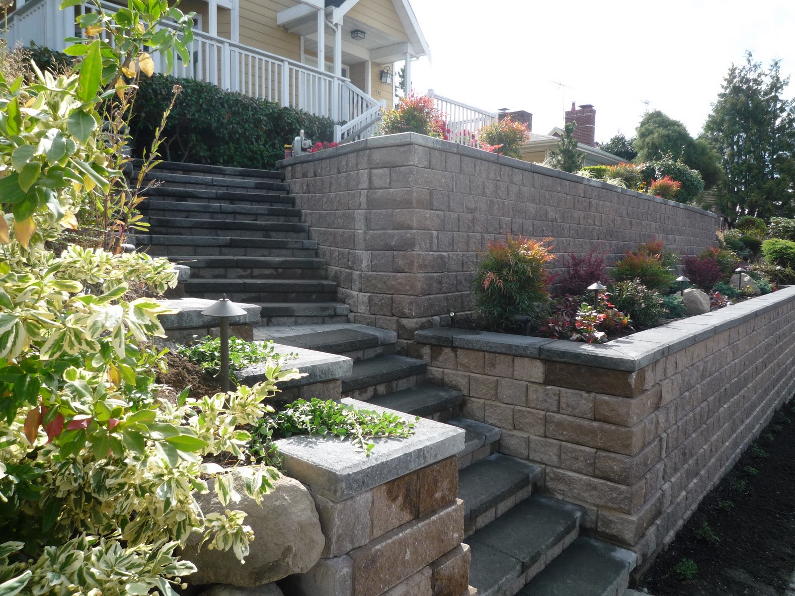 Journeys Far and Wide: My Front Yard Retaining Wall