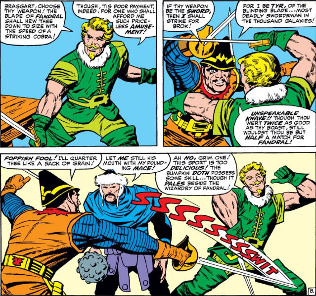 Fandral The Dashing Comics