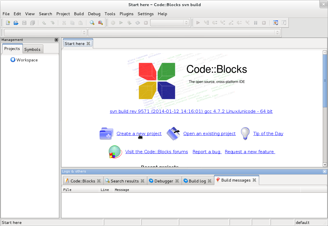 Escribir y ejecutar un programa en C++ con Code Blocks en Linux