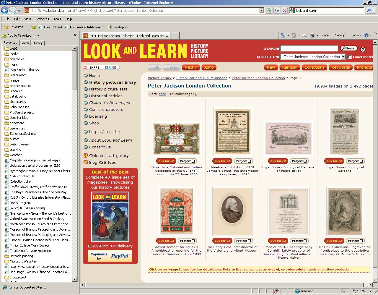 John Johnson Collection's Ephemera Resources blog: Look and Learn: the ...