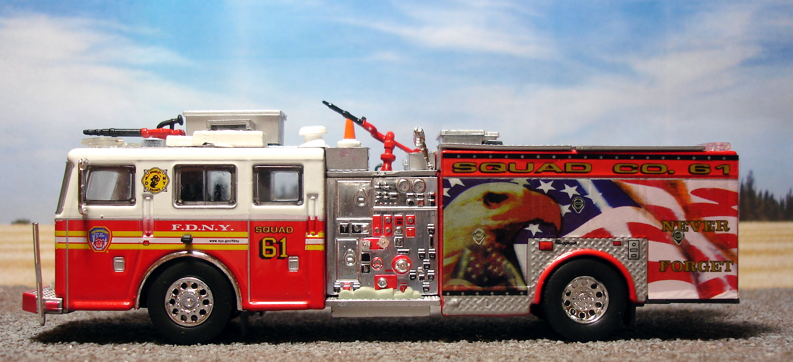 My Code 3 Diecast Fire Truck Collection: Seagrave FDNY Squad 61 Pumper