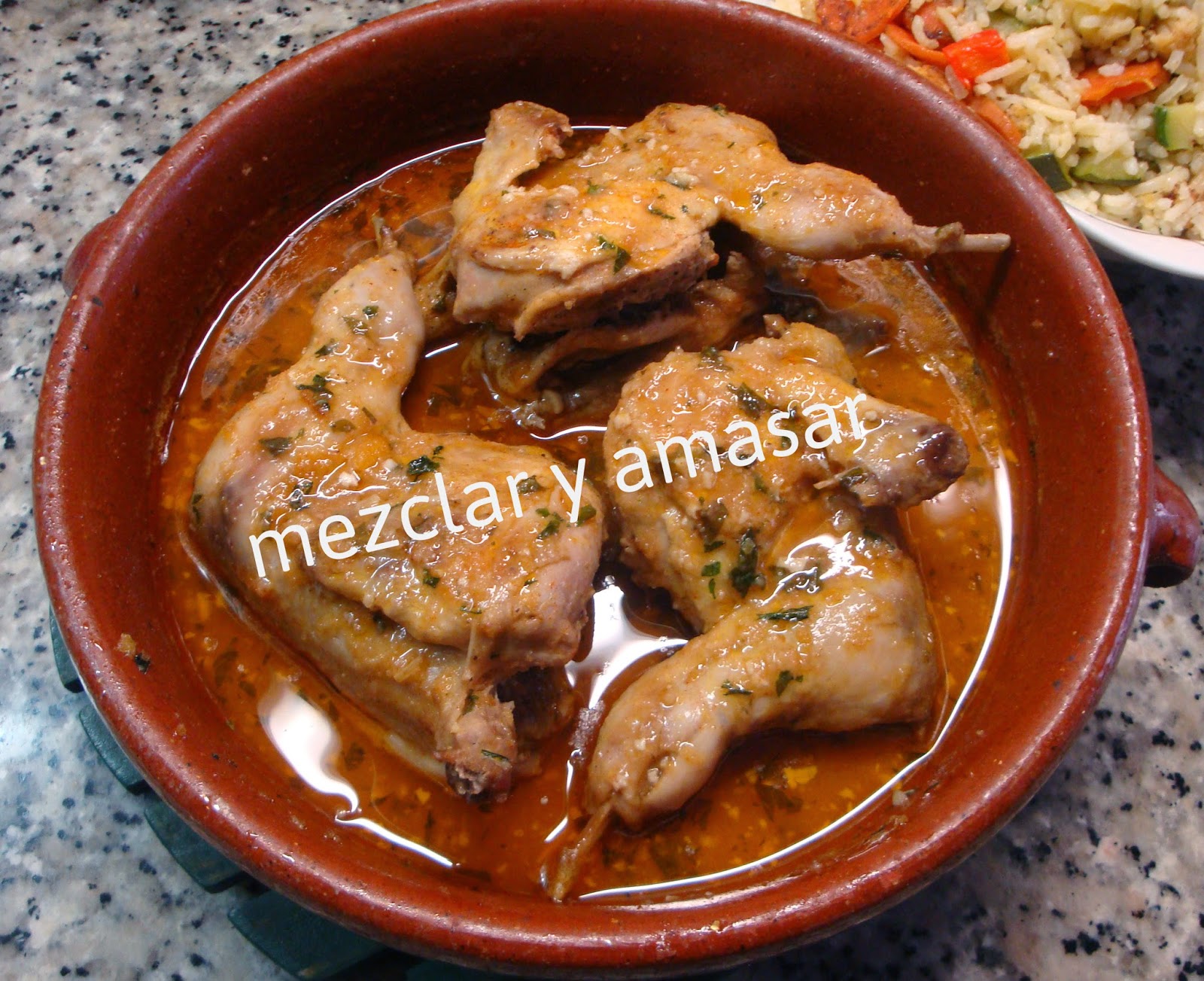 mezclar y amasar: Codornices estofadas