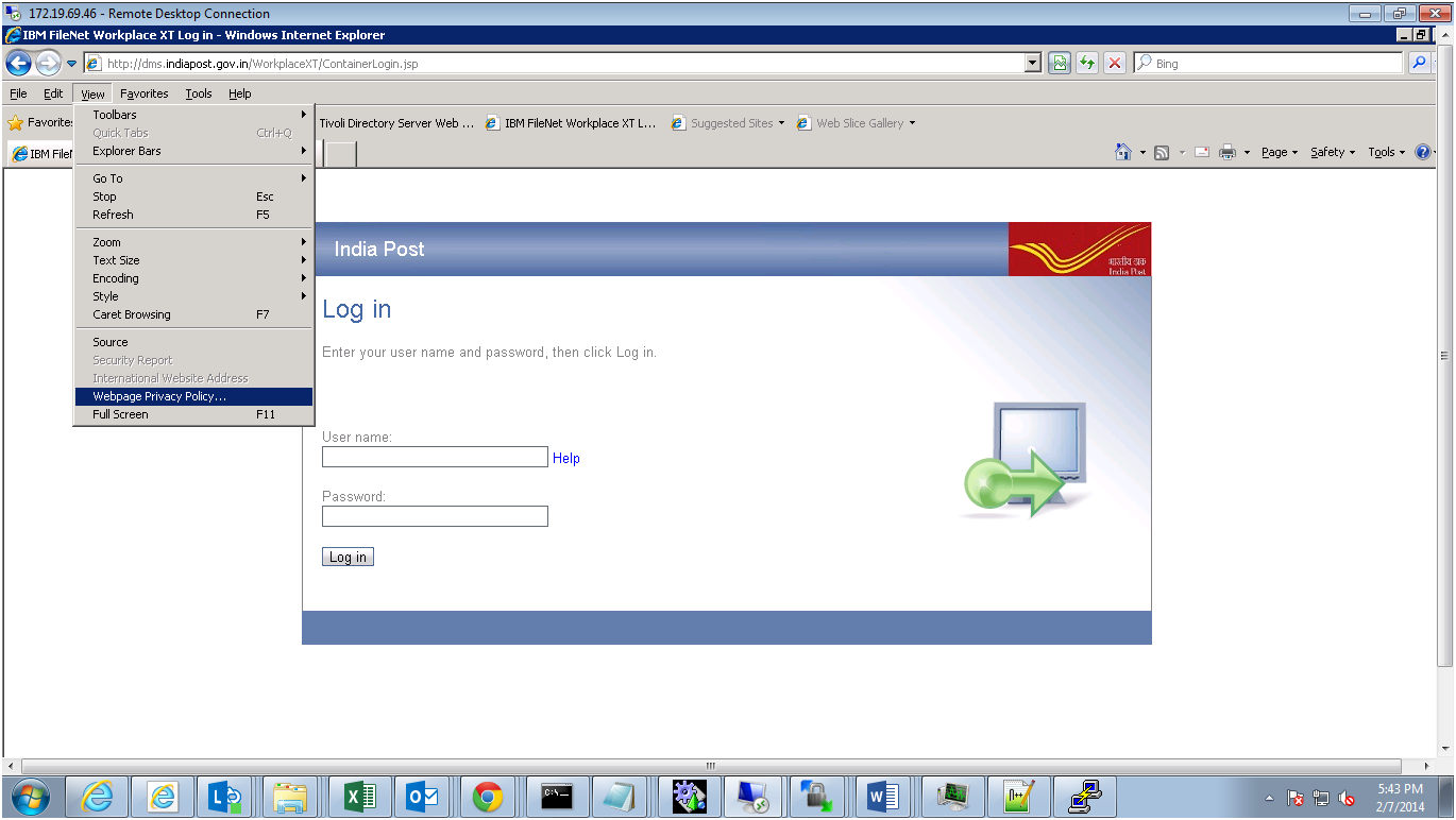 Browser setting for Viewing documents from McCamish | DOP Core Solutions