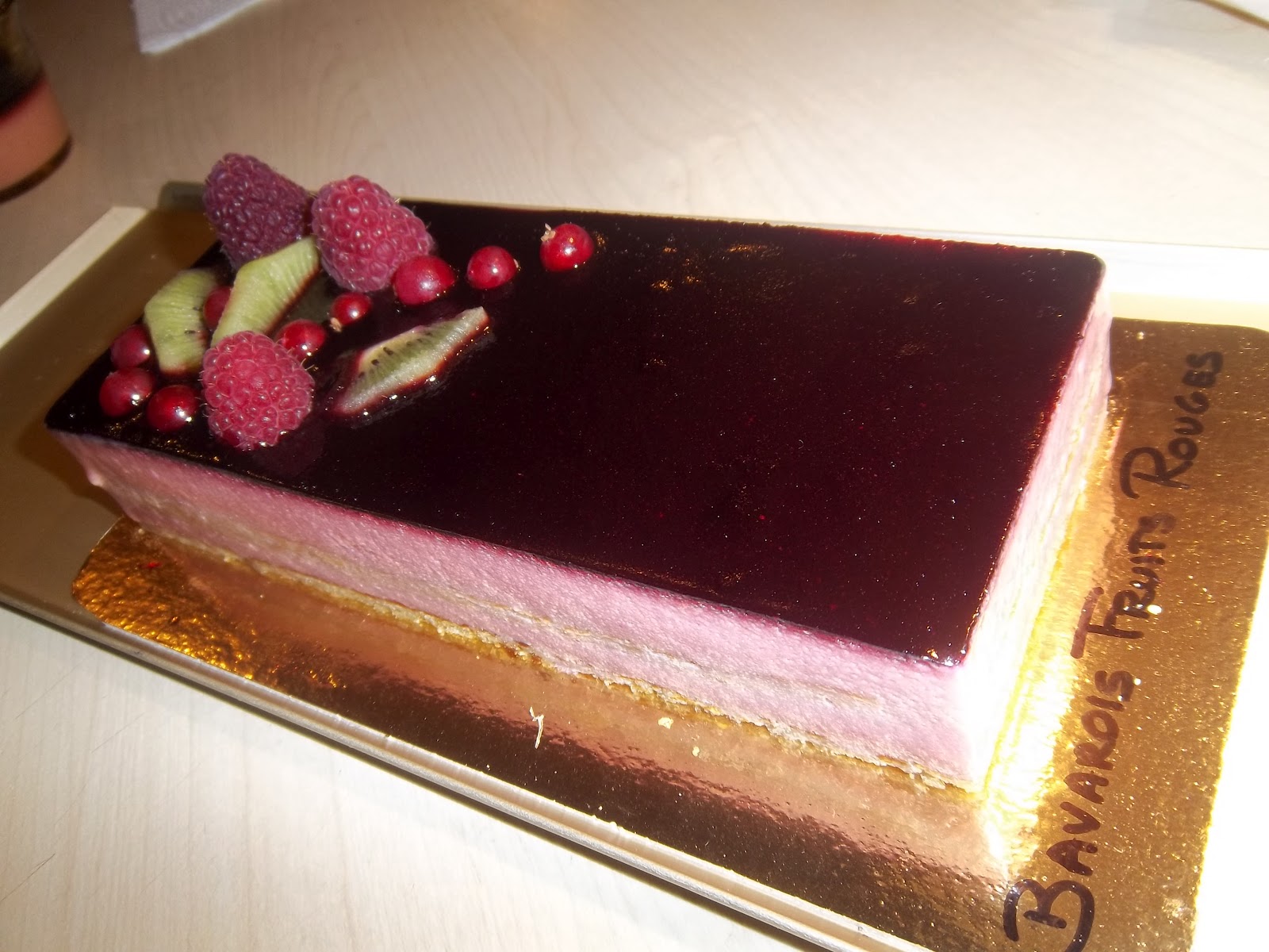 Jessy's Kitchen: Bavarois aux Fruits Rouges, Miroir aux Myrtilles