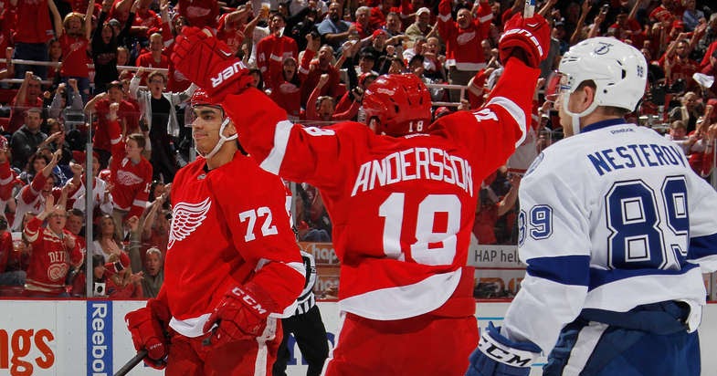 Red Wings Grinder: ECQF Game #3 - Red Wings vs. Lightning 2:0 - recap ...