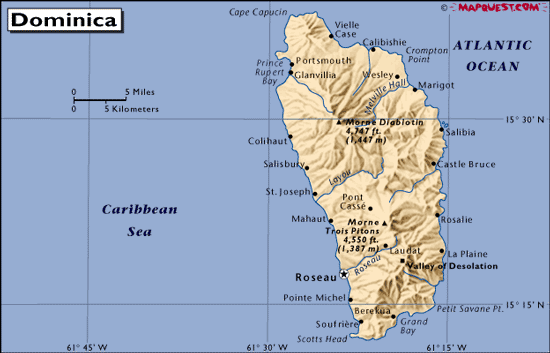 CARTES DE LA DOMINIQUE