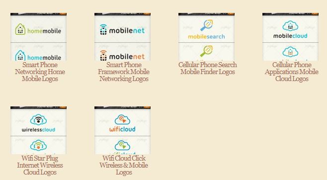 Design: Mobile Apps Logos Designs Templates
