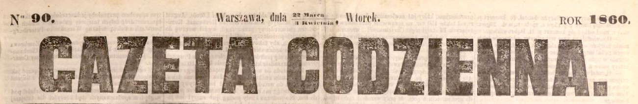 Północ i Południe: Gazeta Codzienna w 1860 roku wspomina o przekładzie ...
