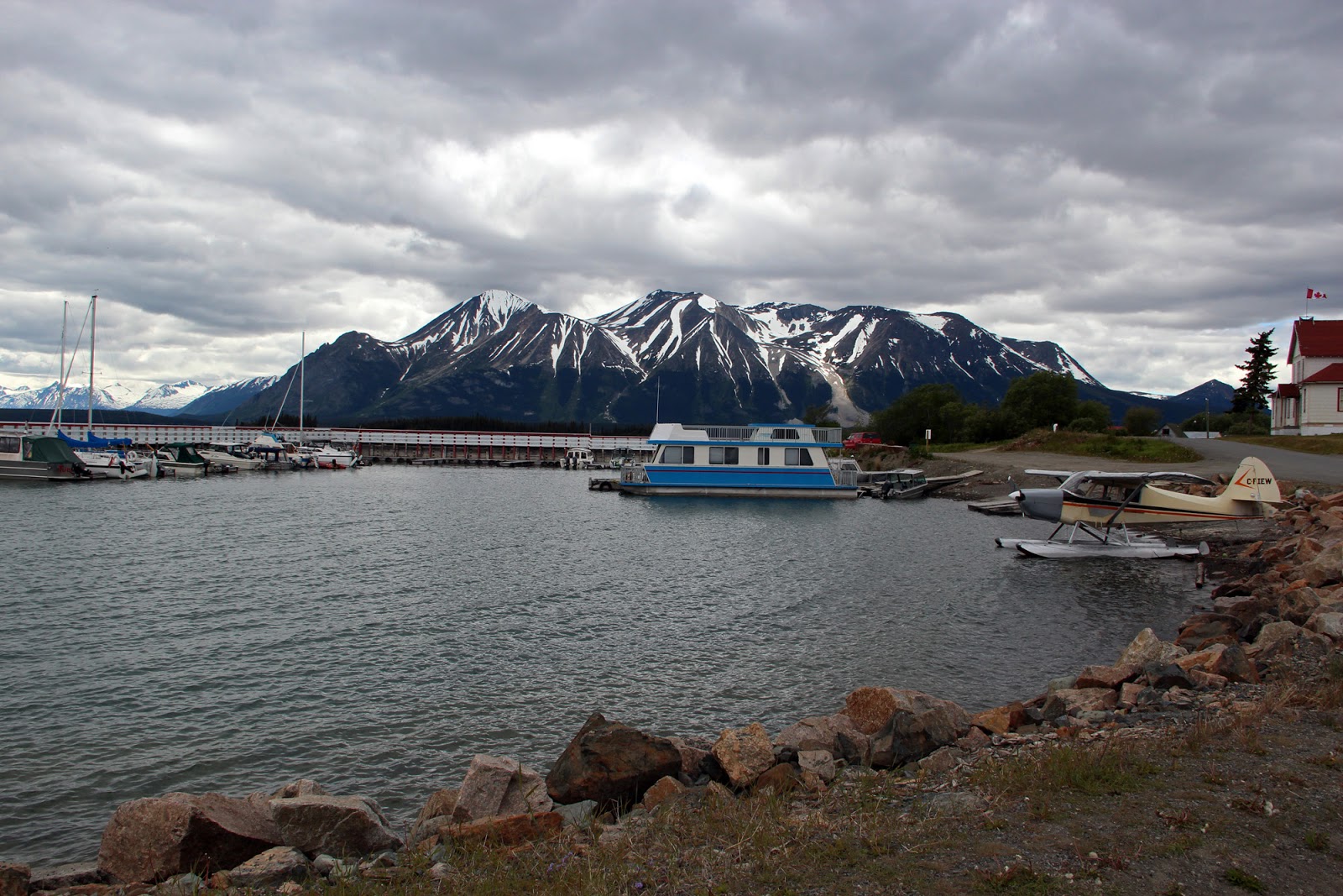 Riding the USA: Day 11 - Atlin, BC - First ride with the group
