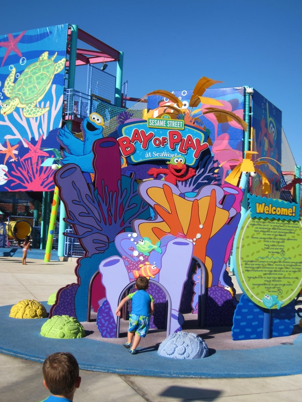 Life with the Depews: SeaWorld - Part 4: The Bay of Play