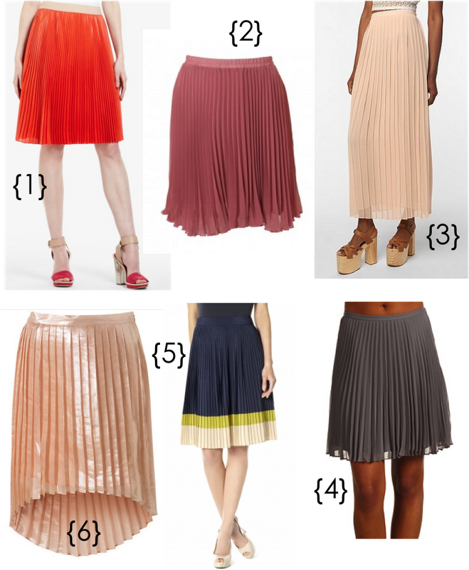 Here & Now | A Denver Style Blog: the shape of spring: knife pleats