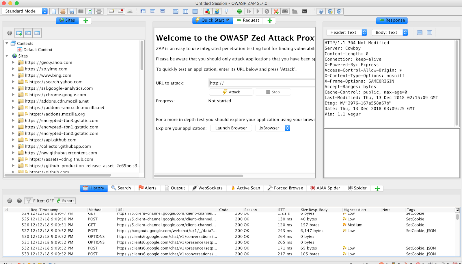 Owasp Zap Tutorial Part 1 Intercepting Traffic