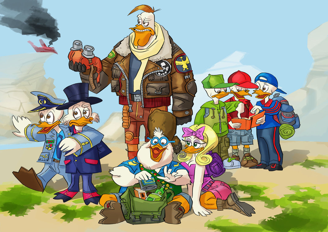 American top cartoons: Duck tales wallpaper