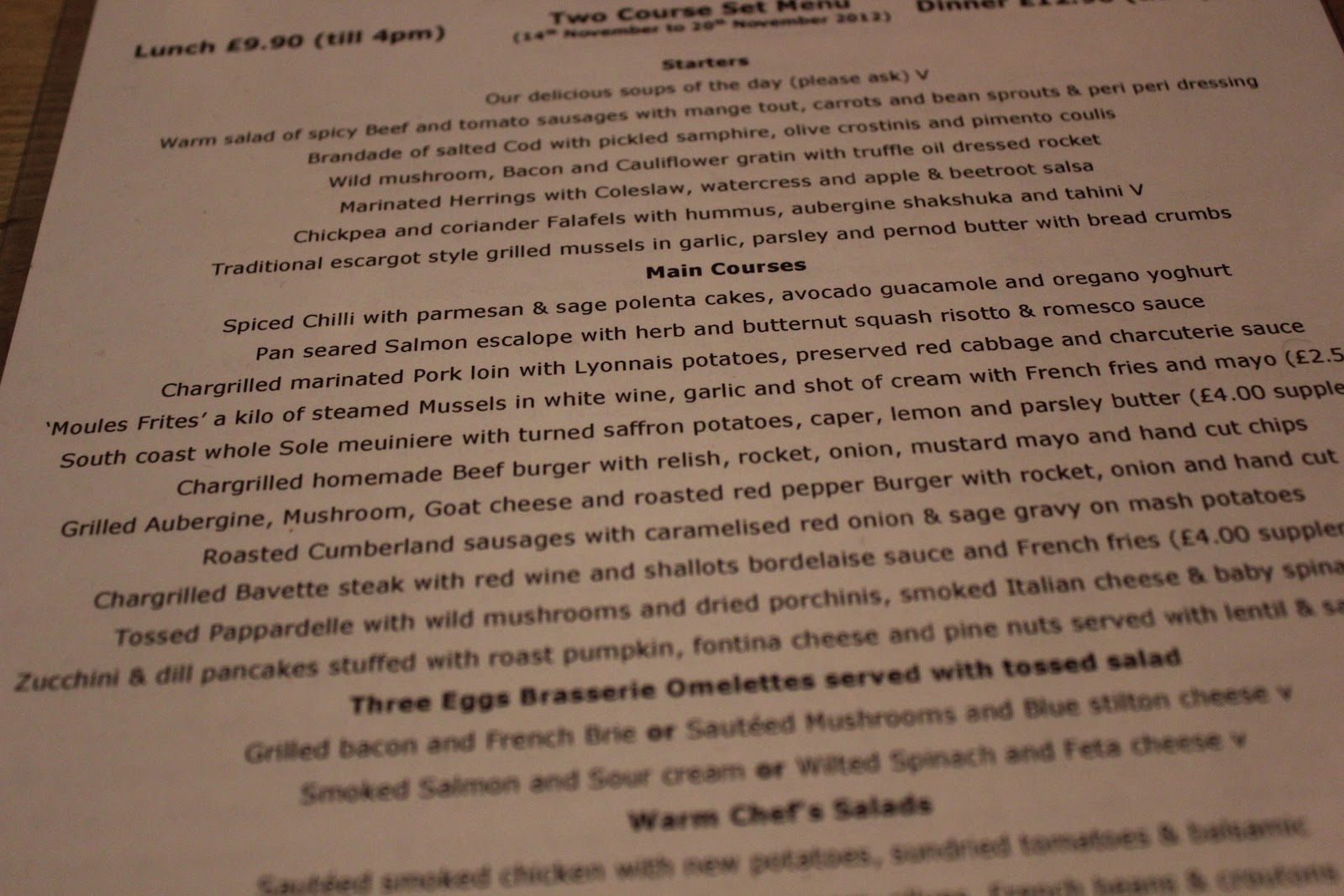 What Carrie Thinks: Restaurant Review: Pierre Victoire Soho