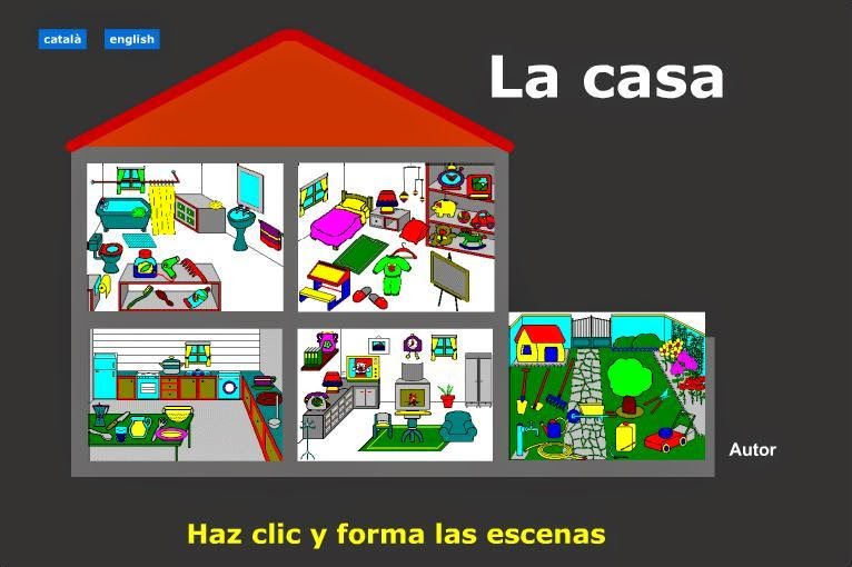RECURSOS TIC PARA INFANTIL: Vocabulario de la casa