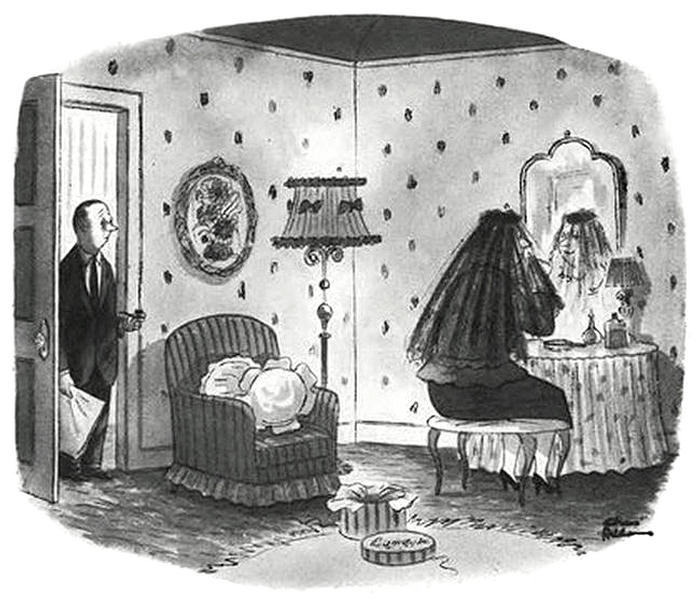 Hairy Green Eyeball 3: Chas Addams early 1950s