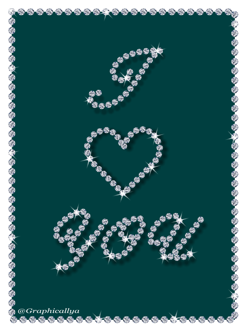 GRAPHICALLYA: Des brushes avec des strass