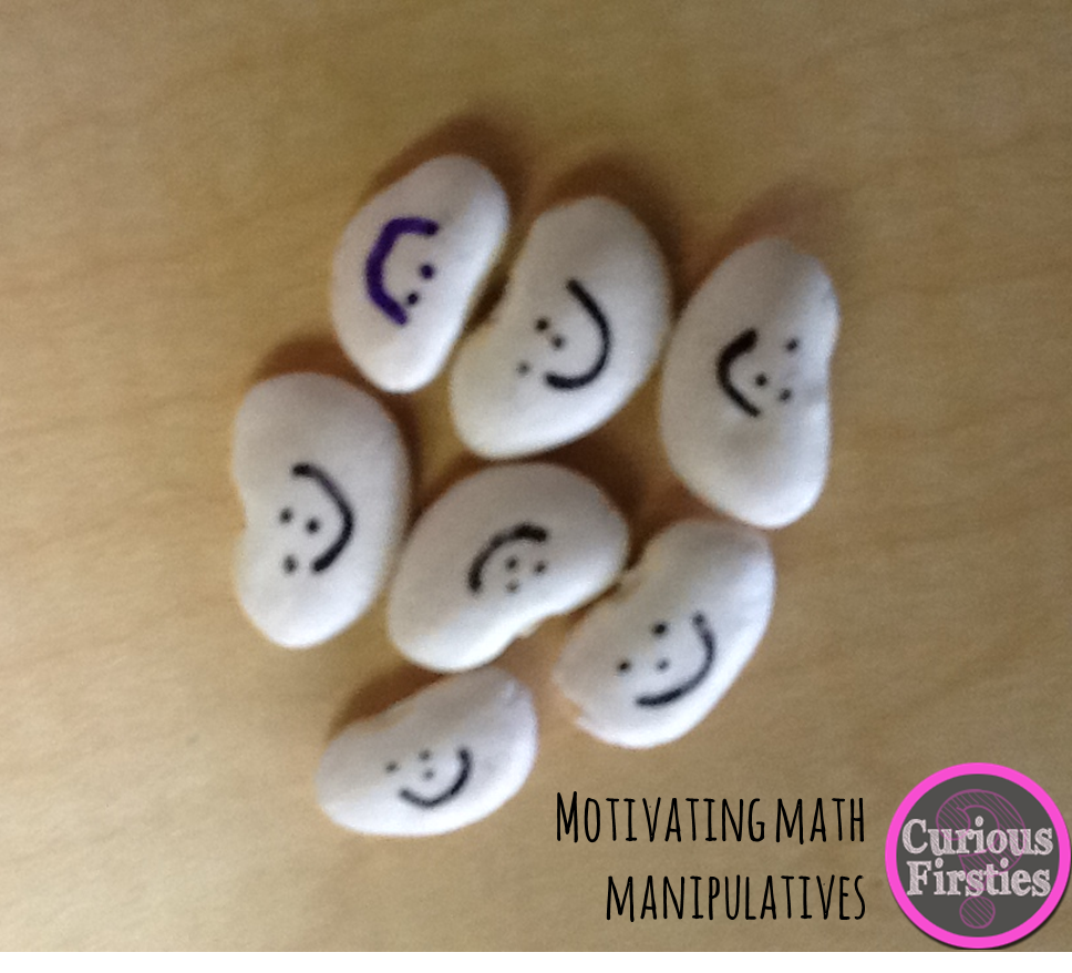 Curious Firsties: Bright Ideas-Motivating Math Manipulatives