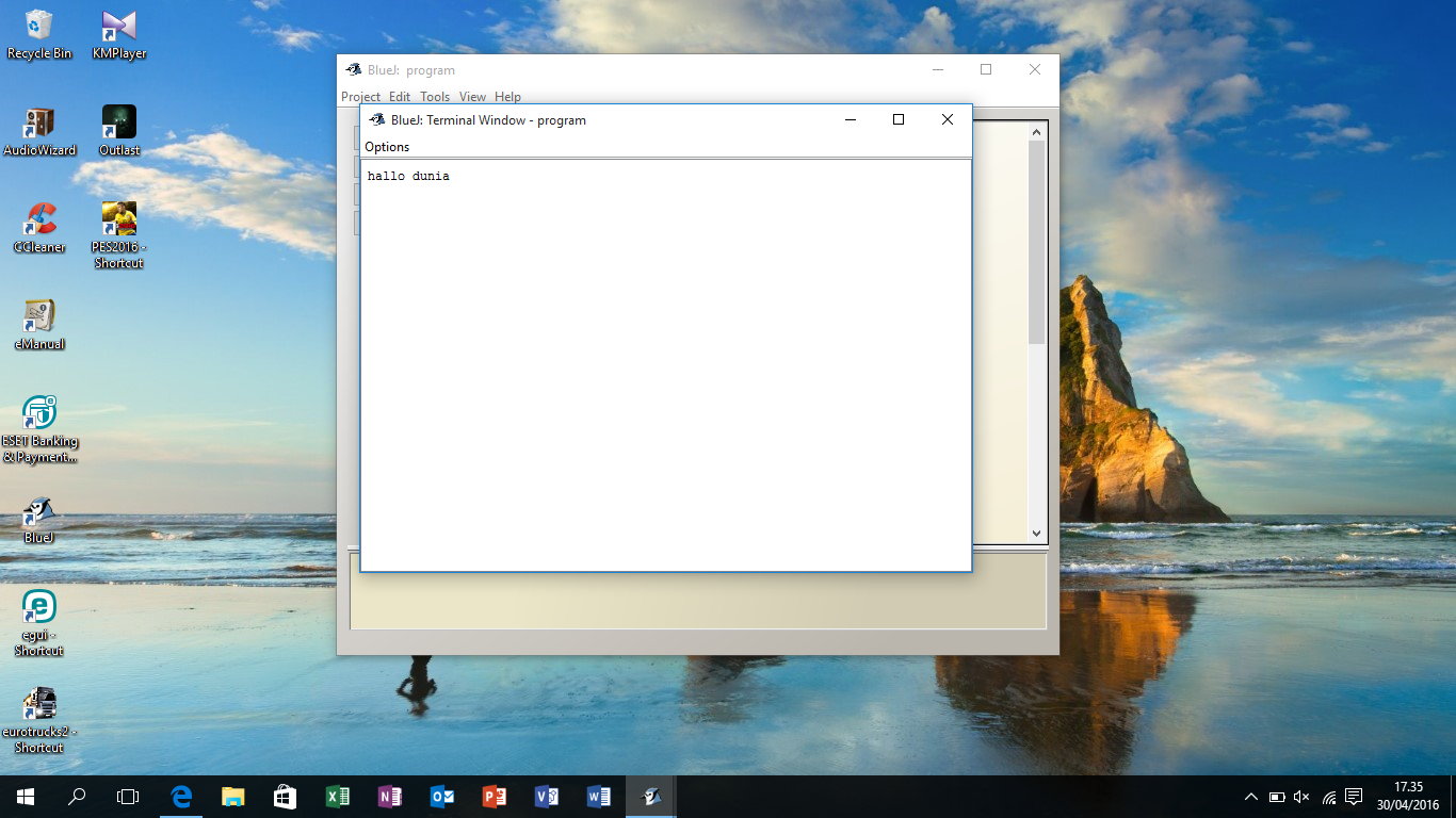 Tutorial Cara Bikin Program Java Blue-J Sederhana Pemula ~ Tutorial Game Dan Teknik Informatika