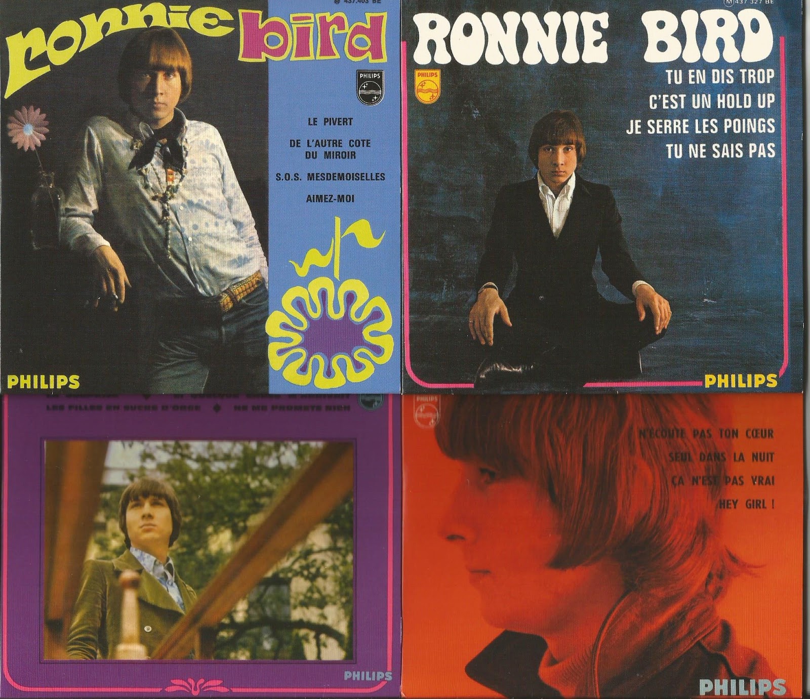 Paradis perdu.666: Ronnie Bird.EP & SINGLES COLLECTION (1964-1968)