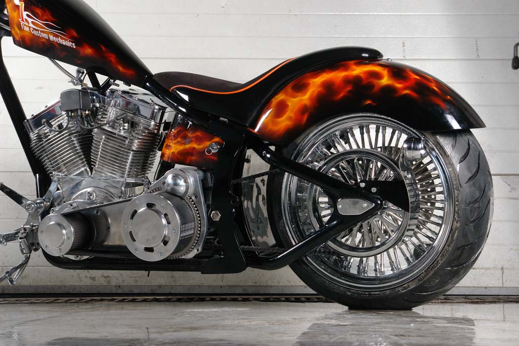 biker excalibur II: Flame Chopper by Fine Custom Mechanics