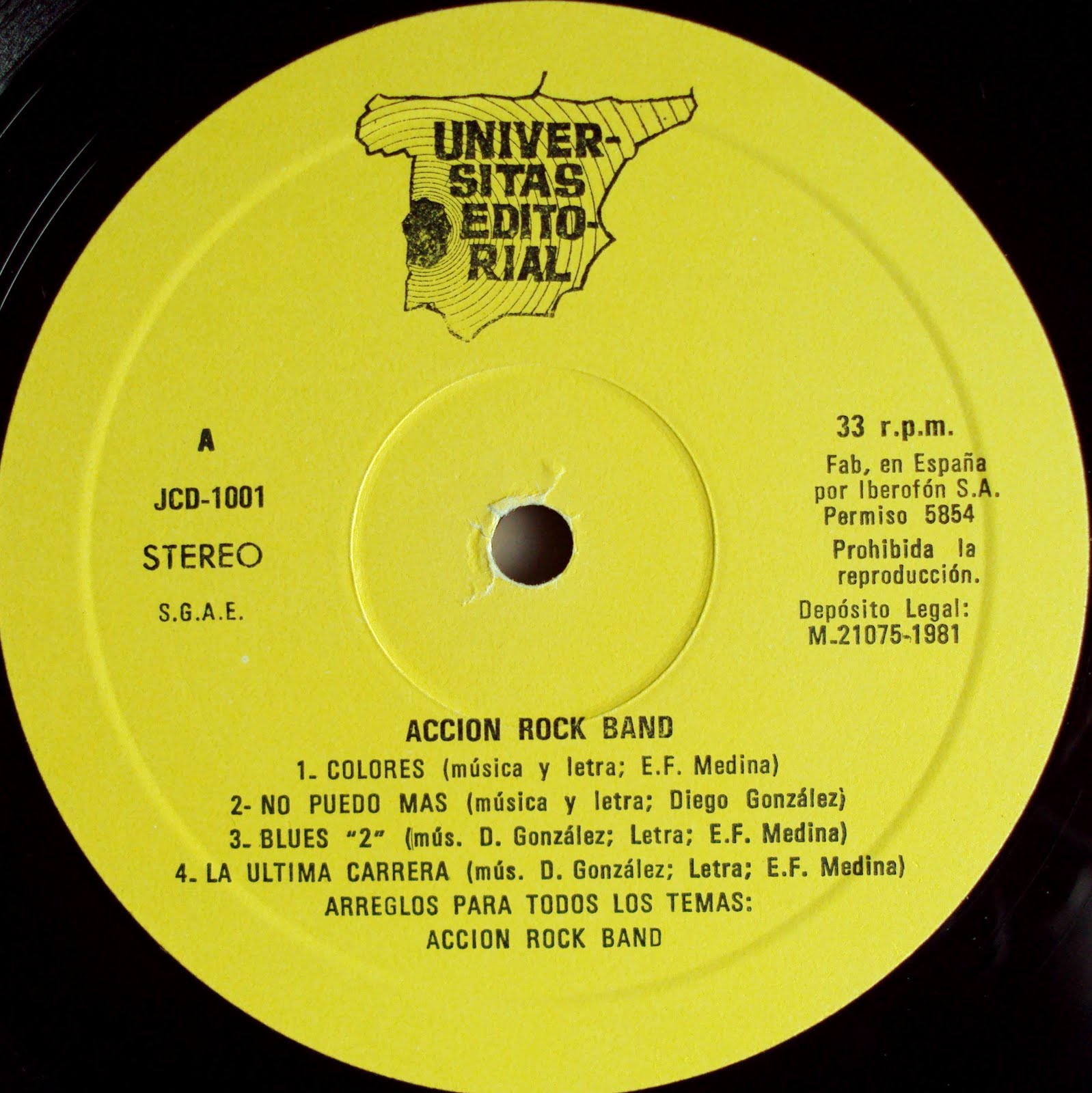 CD Reissue Wish List: Accion Rock Band, Spain