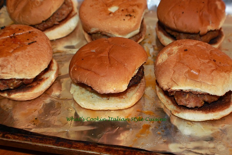 Homemade Sausage Slider Sandwich | What's Cookin' Italian Style Cuisine