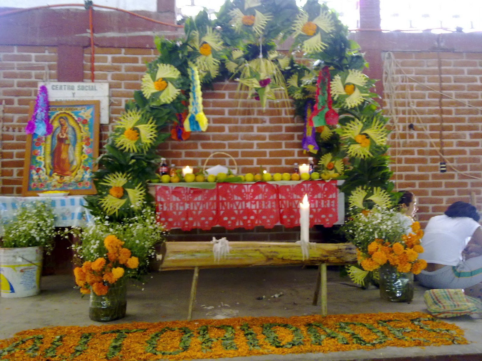 COMUNICANDO A PUEBLILLO Y EL LLANO PAPANTECO: ALTARES DE DIA DE MUERTOS