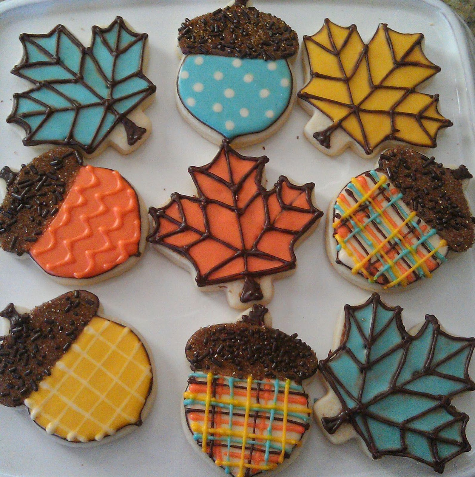 Bee'in Creative With Cookies by Julie : Fun Fall Cookies