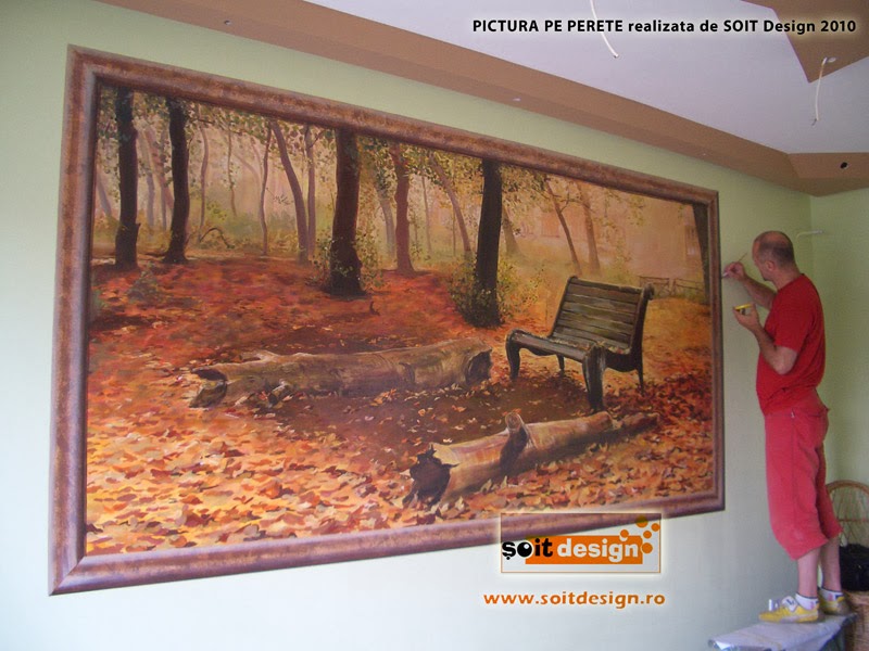 Pictura pe Perete: PICTURA PE PERETE - Peisaj de toamna -2010