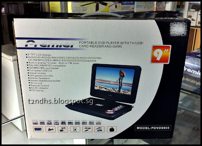 The 2nd Hand Shop: Premier 9'' Portable DVD Player [Brand New]