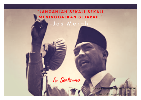 Gambar Pak Soekarno Berpidato - PILAR NEGARA