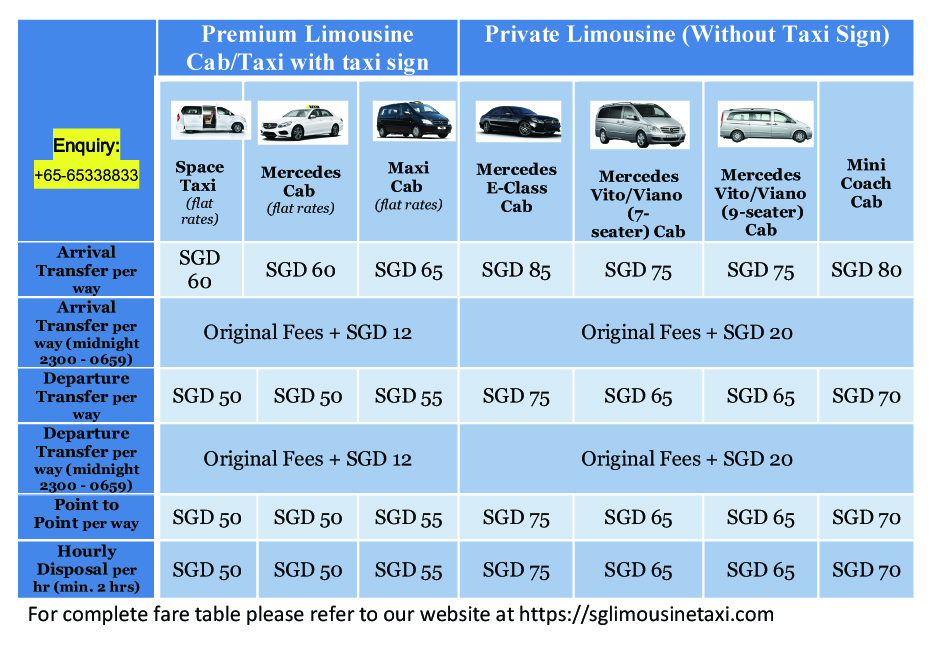 Limousine Transport Singapore | Cars, Taxi, Transfer