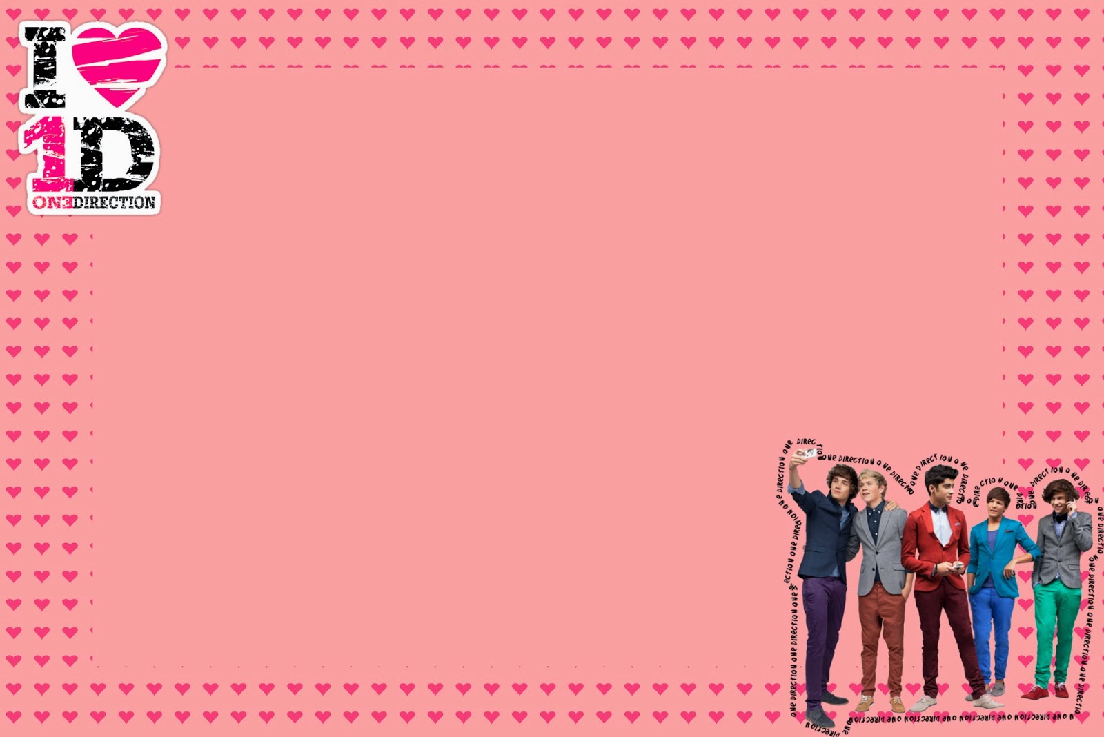 One Direction: Invitaciones para Imprimir Gratis. - Ideas y material ...