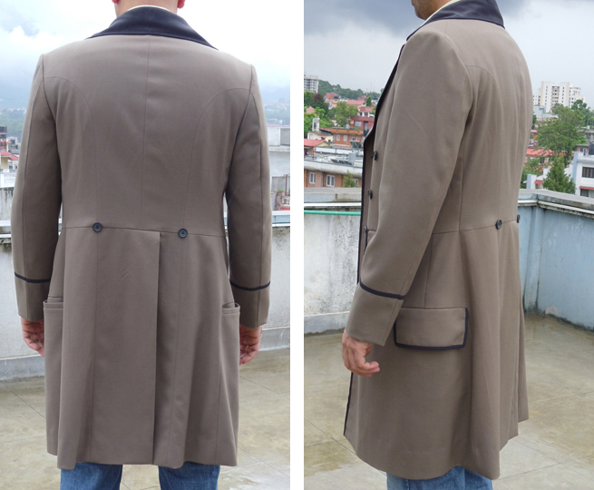 Making My 4th Doctor Costume: Baron Boutique - season 16 Frock Coat