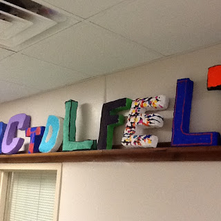 The Red Desk Art Room: Architectural Letters
