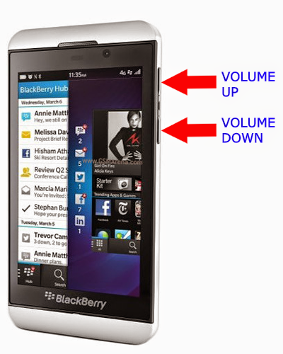 Cara Screenshot Blackberry Z10 Tanpa Aplikasi Tambahan | Tutorial ...